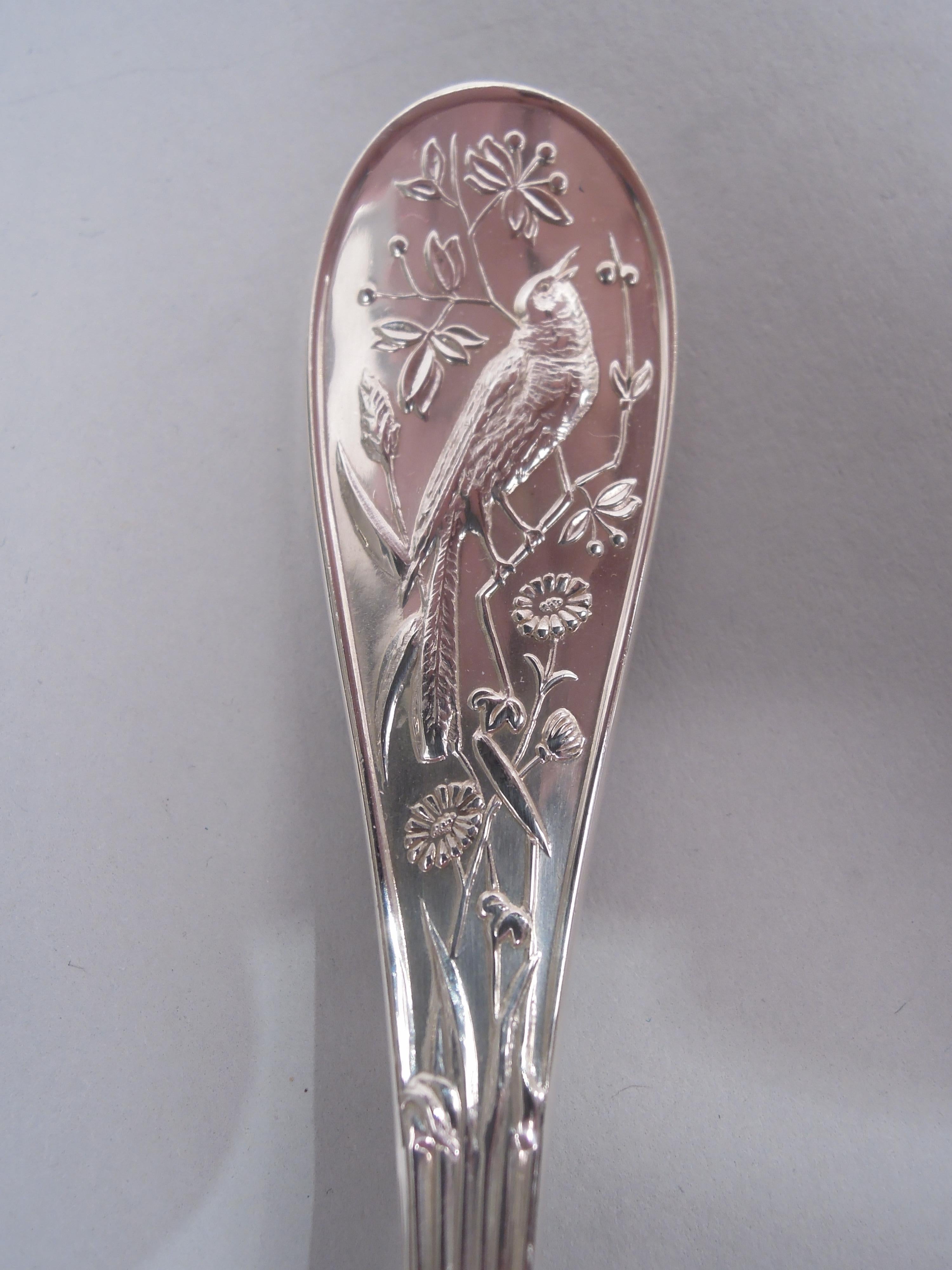 Tiffany Audubon Sterling Silver Dinner Set with 60 Pieces for 12 For ...