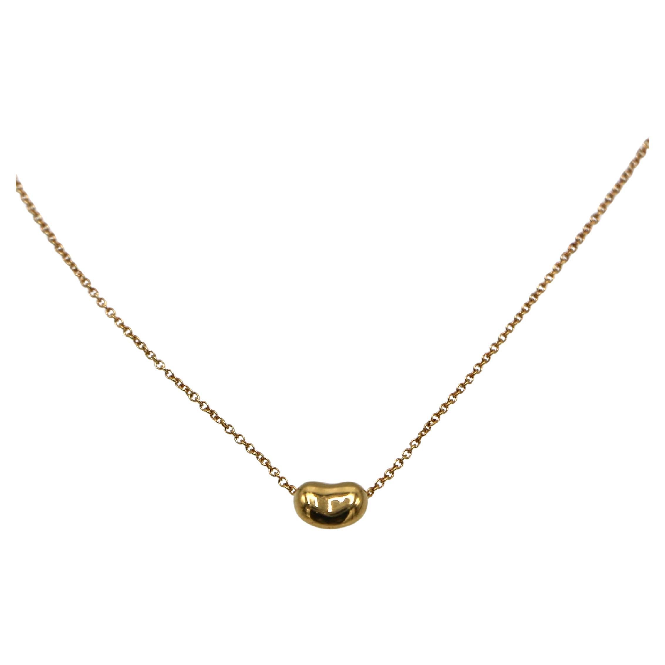 Tiffany Bean Necklace For Sale at 1stDibs