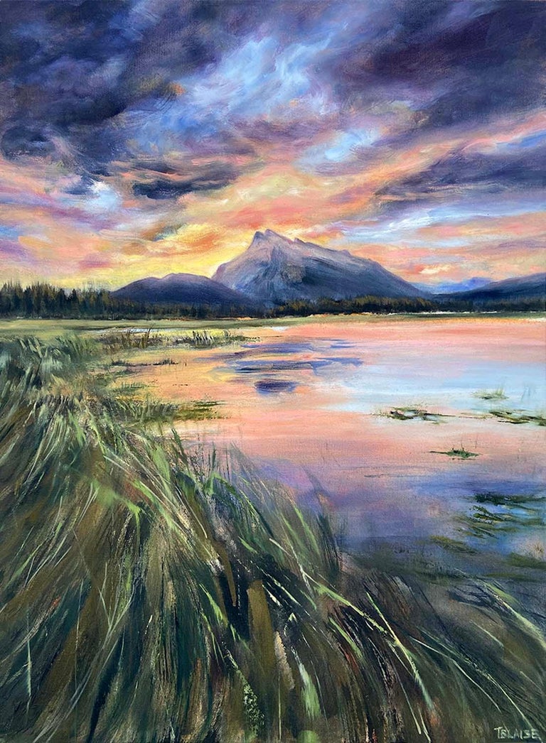 Tiffany Blaise - At Dusk, Original Painting For Sale at 1stDibs