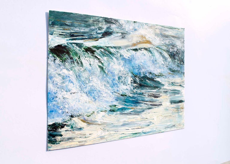 Tiffany Blaise - Beyond the Breakers, Original Painting For Sale at 1stDibs