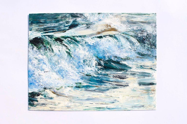 Tiffany Blaise - Beyond the Breakers, Original Painting For Sale at 1stDibs
