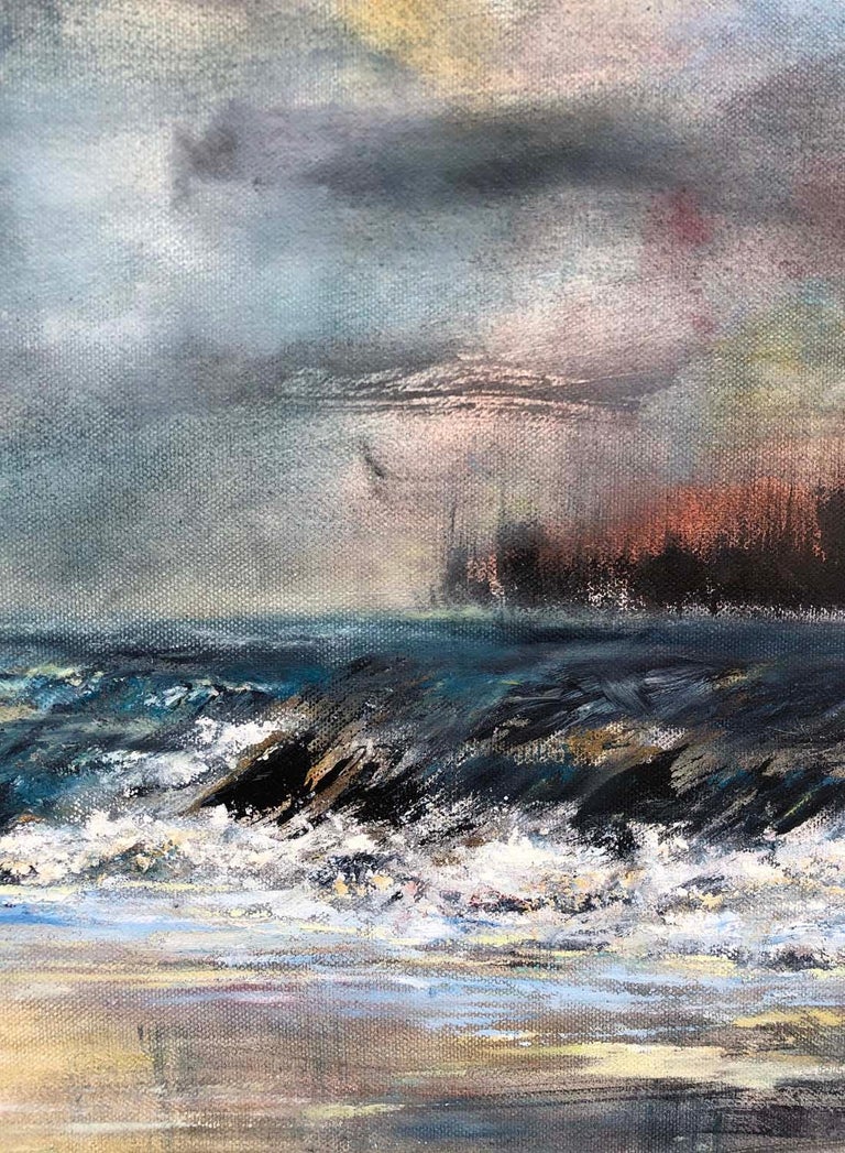 Tiffany Blaise - Reflected Moonlight, Original Painting For Sale at 1stDibs