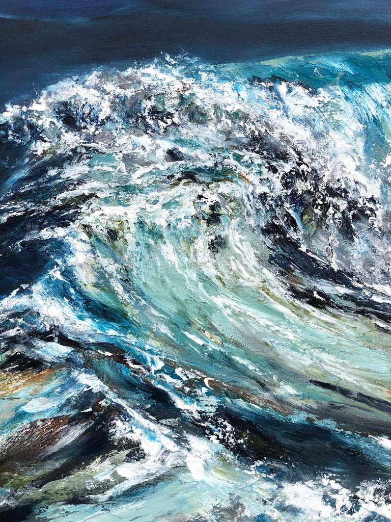 Tiffany Blaise - Salish Sea, Original Painting For Sale at 1stDibs