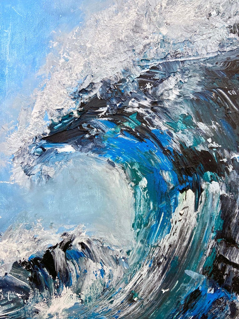 Tiffany Blaise - Sea Power, Original Painting For Sale at 1stDibs