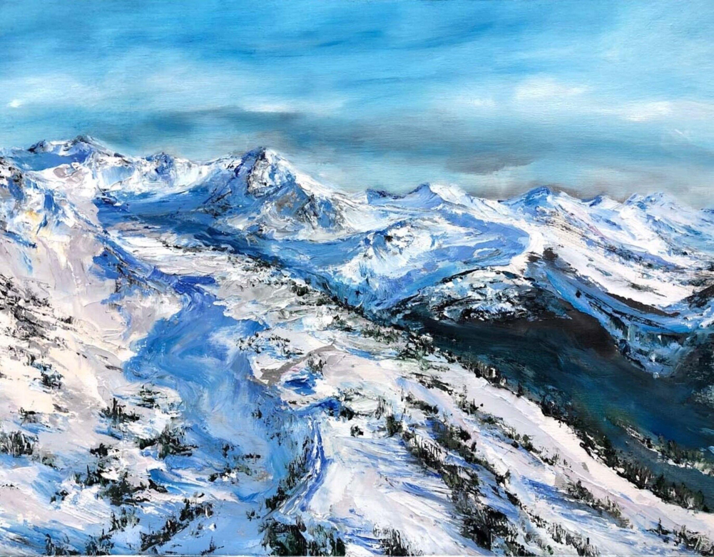 Tiffany Blaise - Beyond the Breakers, Painting, Oil on Paper For Sale ...