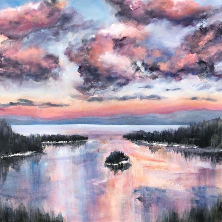 Tiffany Blaise - Daydreaming, Painting, Oil on Canvas For Sale at 1stDibs