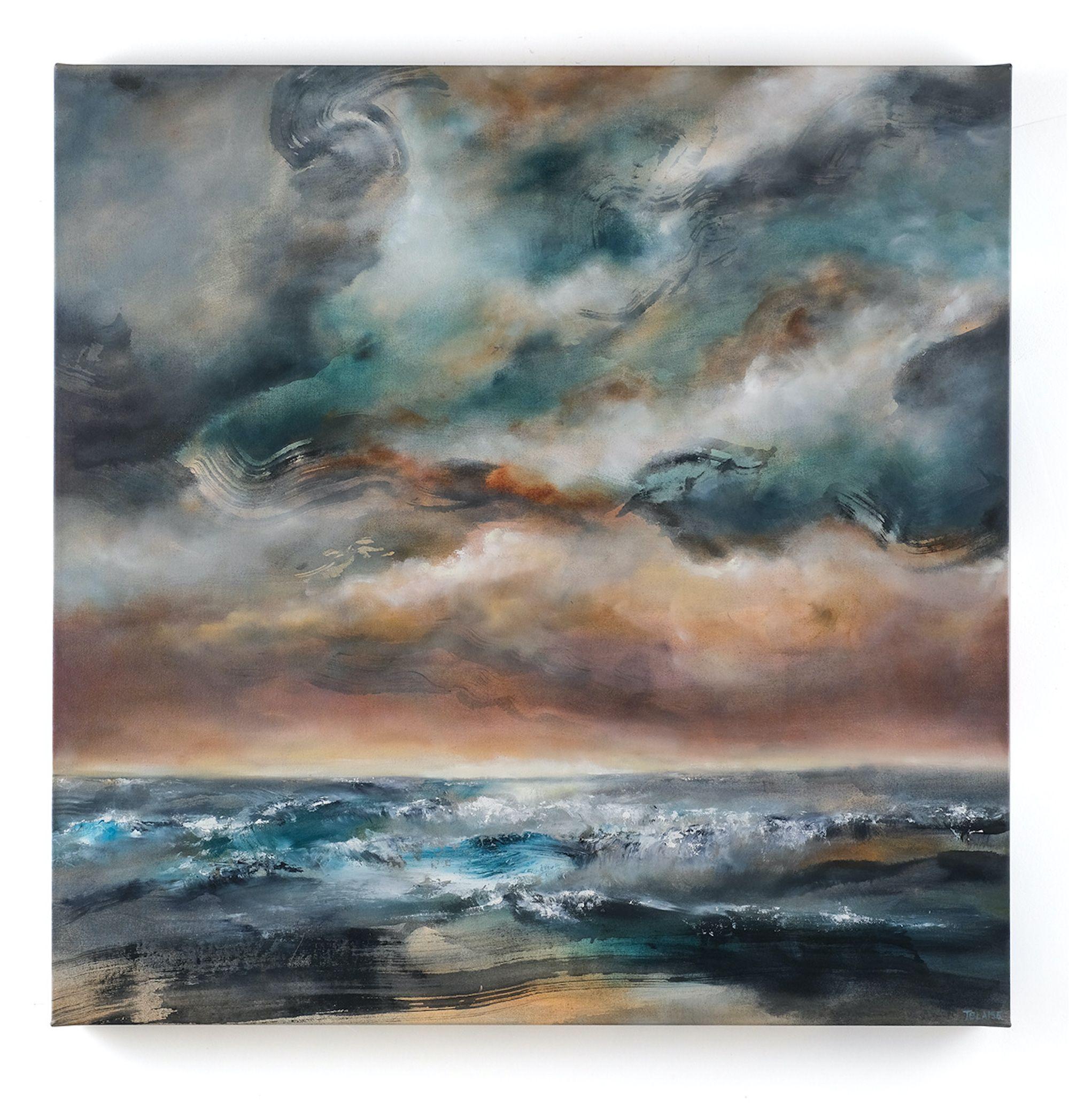 Tiffany Blaise - Reflected Moonlight, Painting, Oil on Canvas For Sale ...