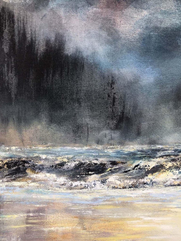 Tiffany Blaise - Reflected Moonlight, Painting, Oil on Canvas For Sale ...