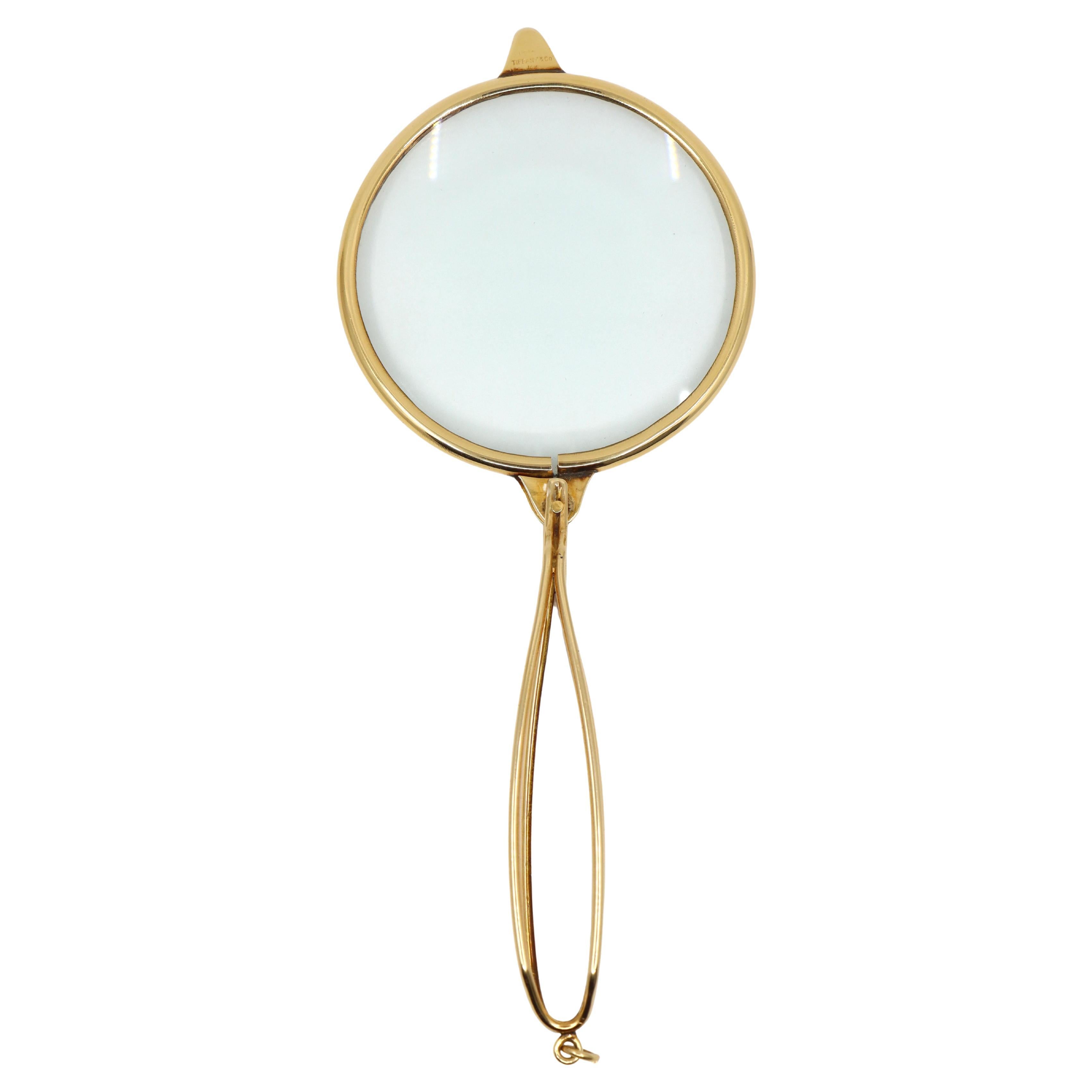 Tiffany and Co. 14K Gold Magnifier For Sale at 1stDibs
