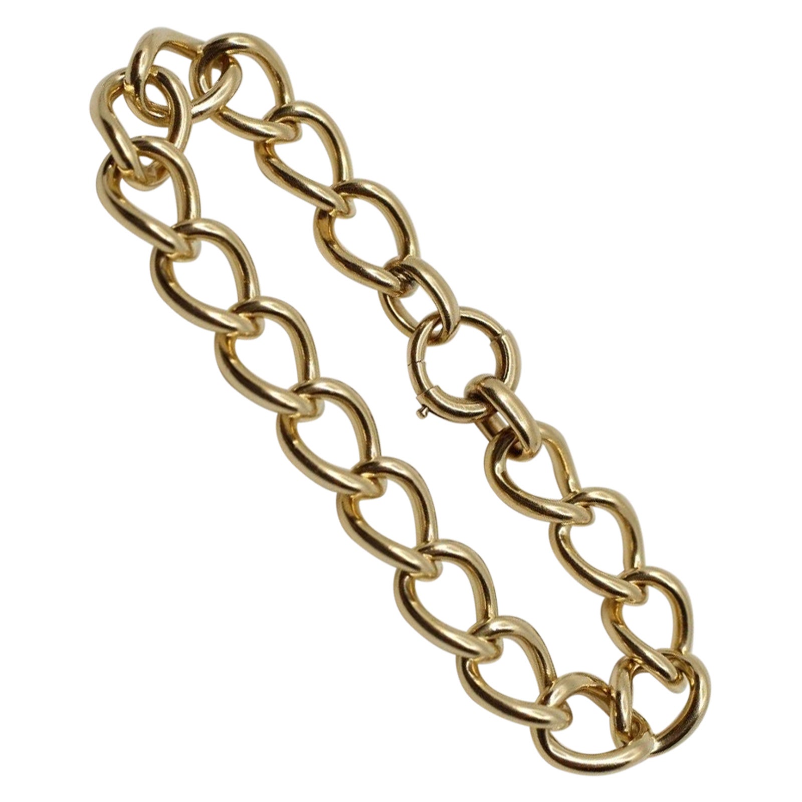 Tiffany and Co. Italy Twisted Oval Link Toggle Bracelet at 1stDibs ...