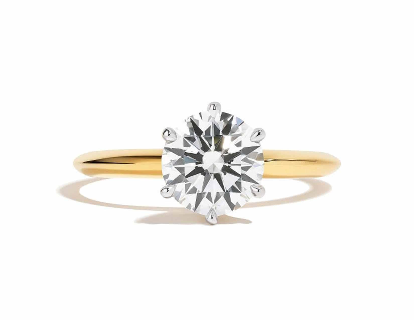 Tiffany and Co. 1.52 Carat Round Brilliant Diamond Solitaire Ring in ...