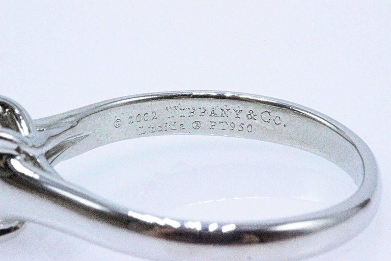 Tiffany and Co. 1.70 Carat Lucida F VVS2 Platinum Diamond Engagement ...