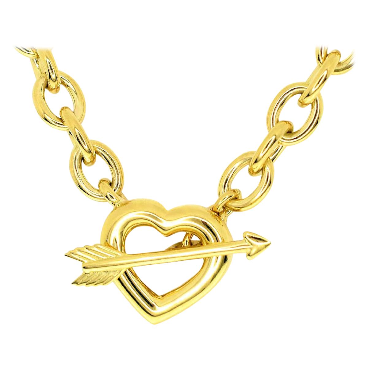 Tiffany and Co. 18 Karat Rose Gold Key Pendant Necklace at 1stDibs