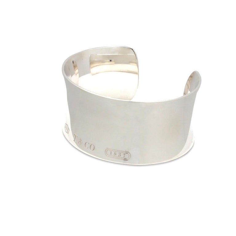 Tiffany and Co. '1837' Silver Cuff For Sale at 1stDibs