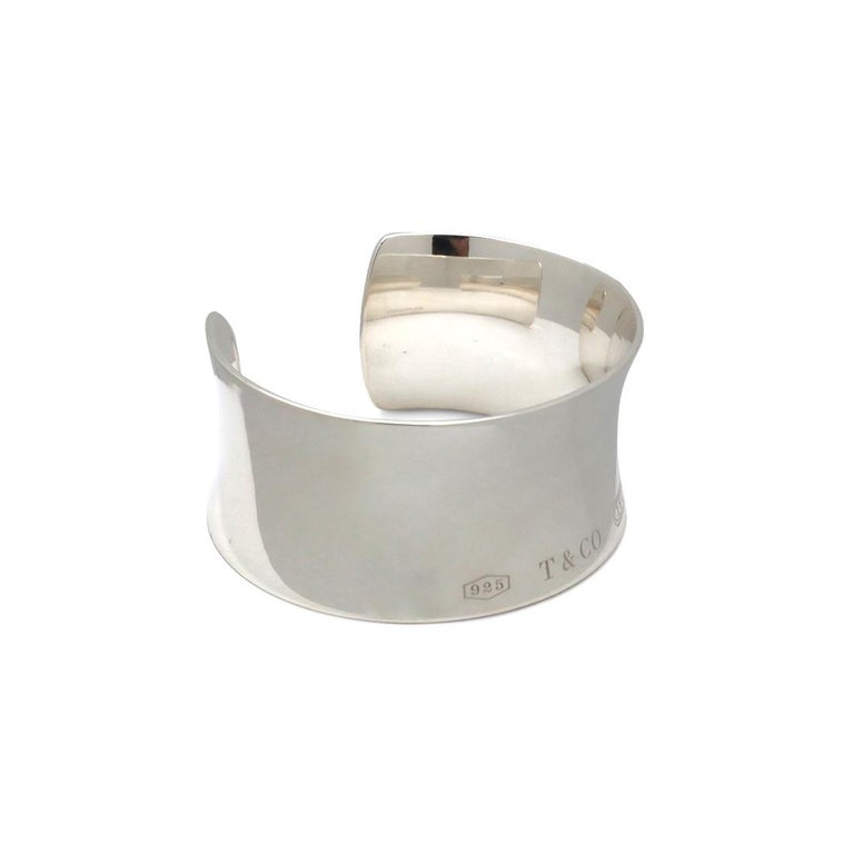 Tiffany and Co. '1837' Silver Cuff For Sale at 1stDibs