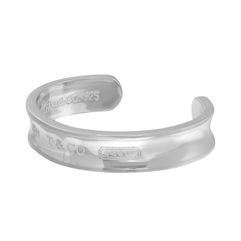 Tiffany and Co. 1837 Vintage 1997 Cuff Bracelet 925 Sterling Silver at 1stDibs | 1997 tiffany ...