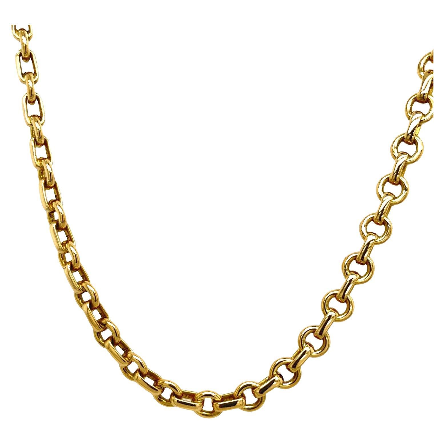 Tiffany and Co 18ct Gold Chain Necklace 36.3g Weight, 16″ Length For ...