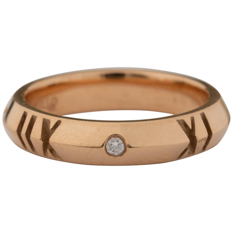 Tiffany and Co. 18K Diamond Atlas Ring at 1stDibs