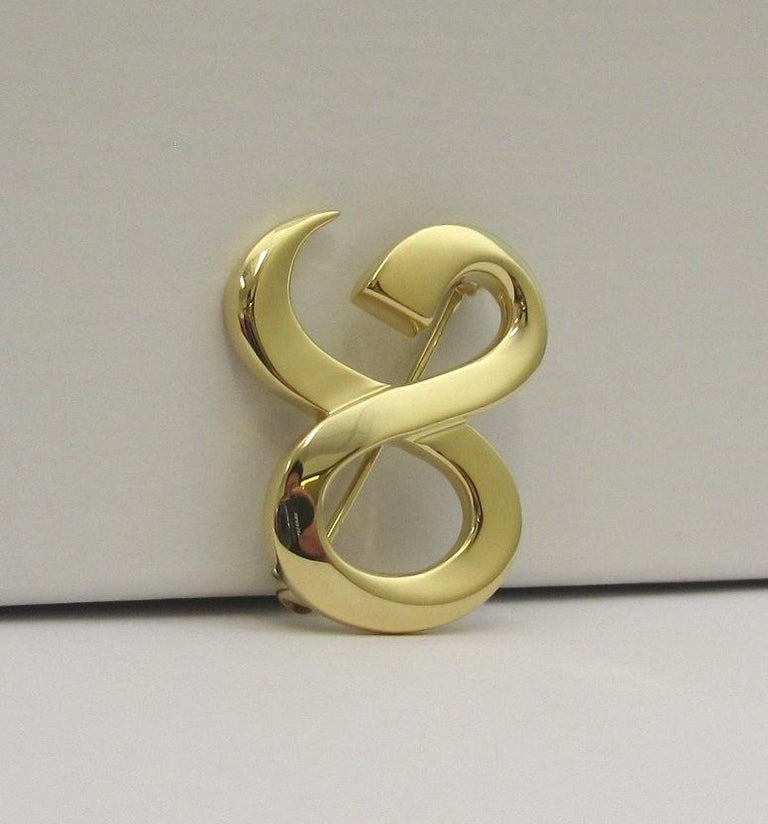 Tiffany and Co. 18k Gold Paloma Picasso Zodiac Taurus Pin Brooch For ...