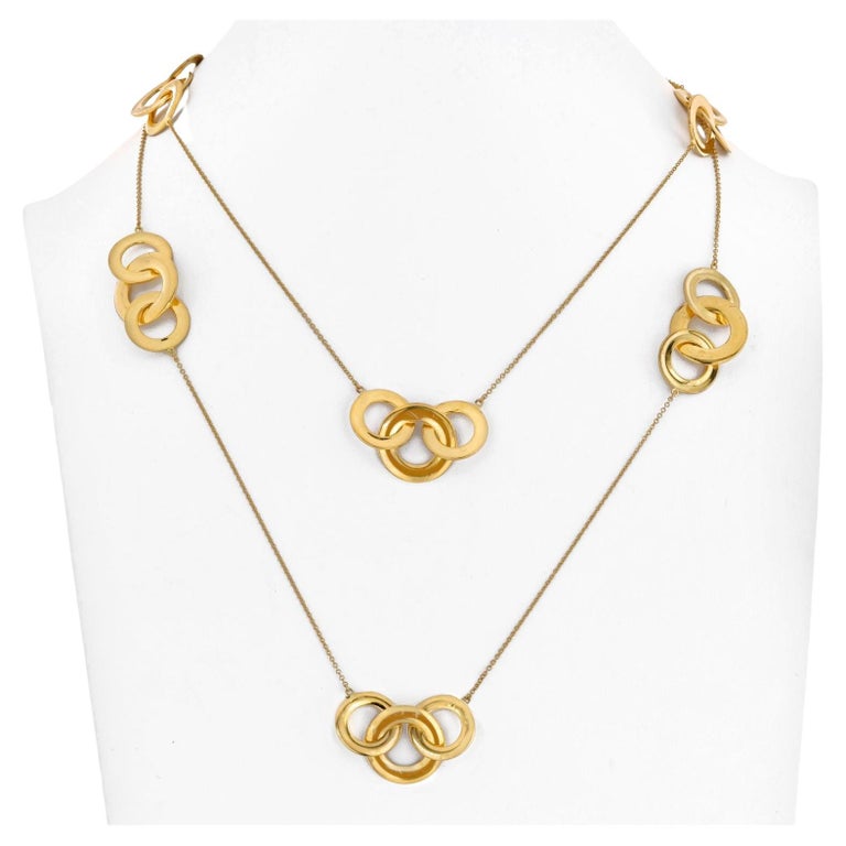 Tiffany and Co. 18K Yellow Gold 28 inches Chain Necklace For Sale at ...