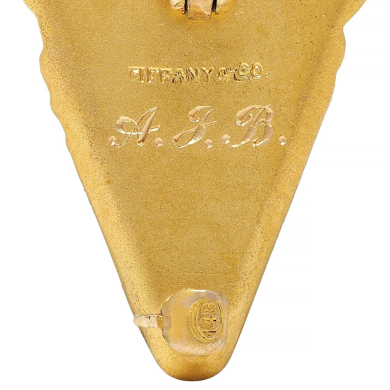 Tiffany and Co. 1921 14K Yellow Gold Virginia Military Institute ...