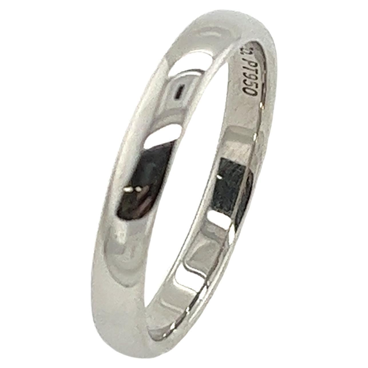 Tiffany and Co. 1999 Platinum Wedding Band