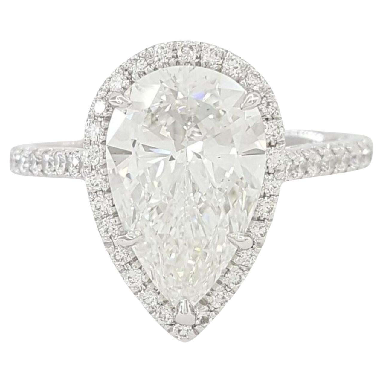 Tiffany and Co. Soleste Cushion Double Row Halo Diamond Engagement Ring ...