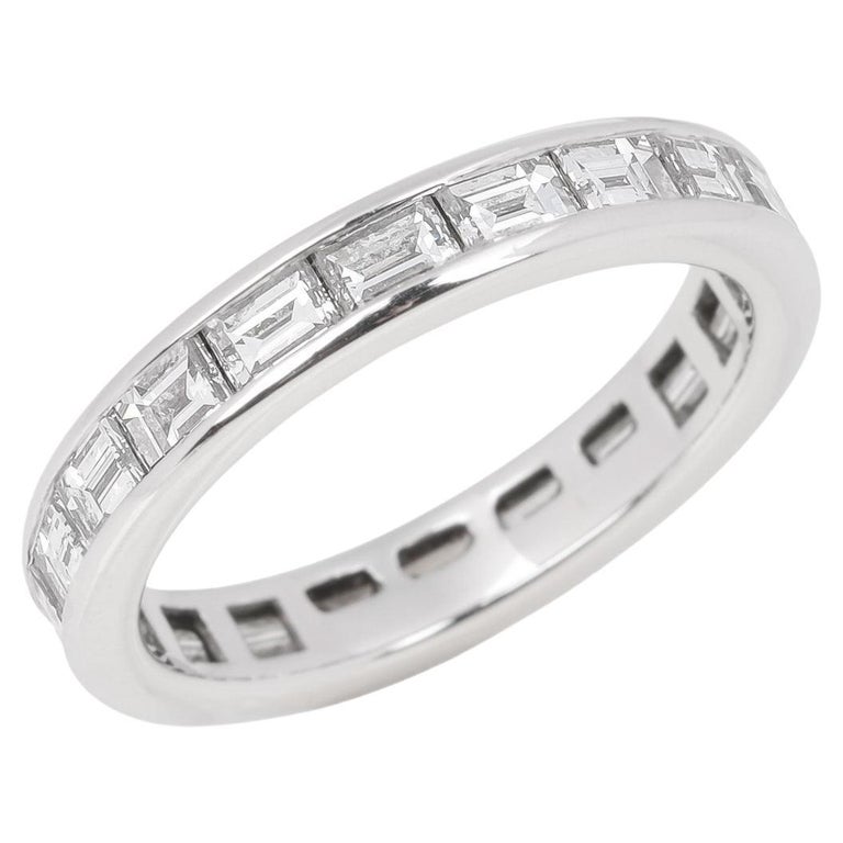 Tiffany and Co 2ct Baguette Cut Diamond Full Eternity Band For Sale at ...