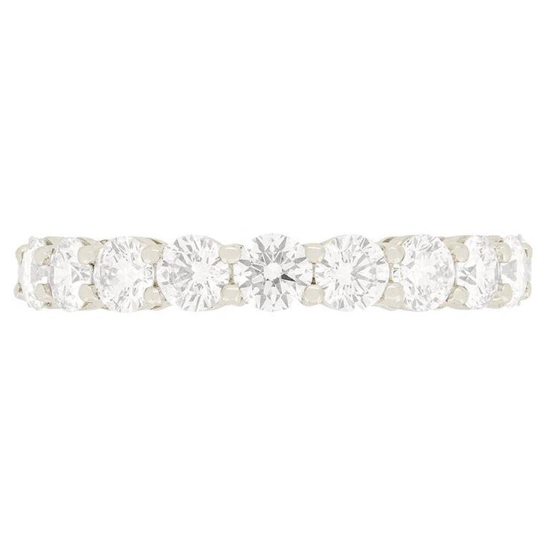 Tiffany and Co 3.18ct ‘Embrace’ Full Eternity Ring For Sale at 1stDibs