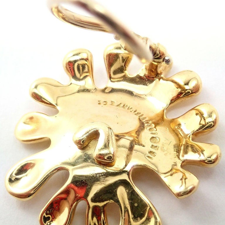 Tiffany and Co Angela Cummings Nickelodeon Abstract Yellow Gold ...