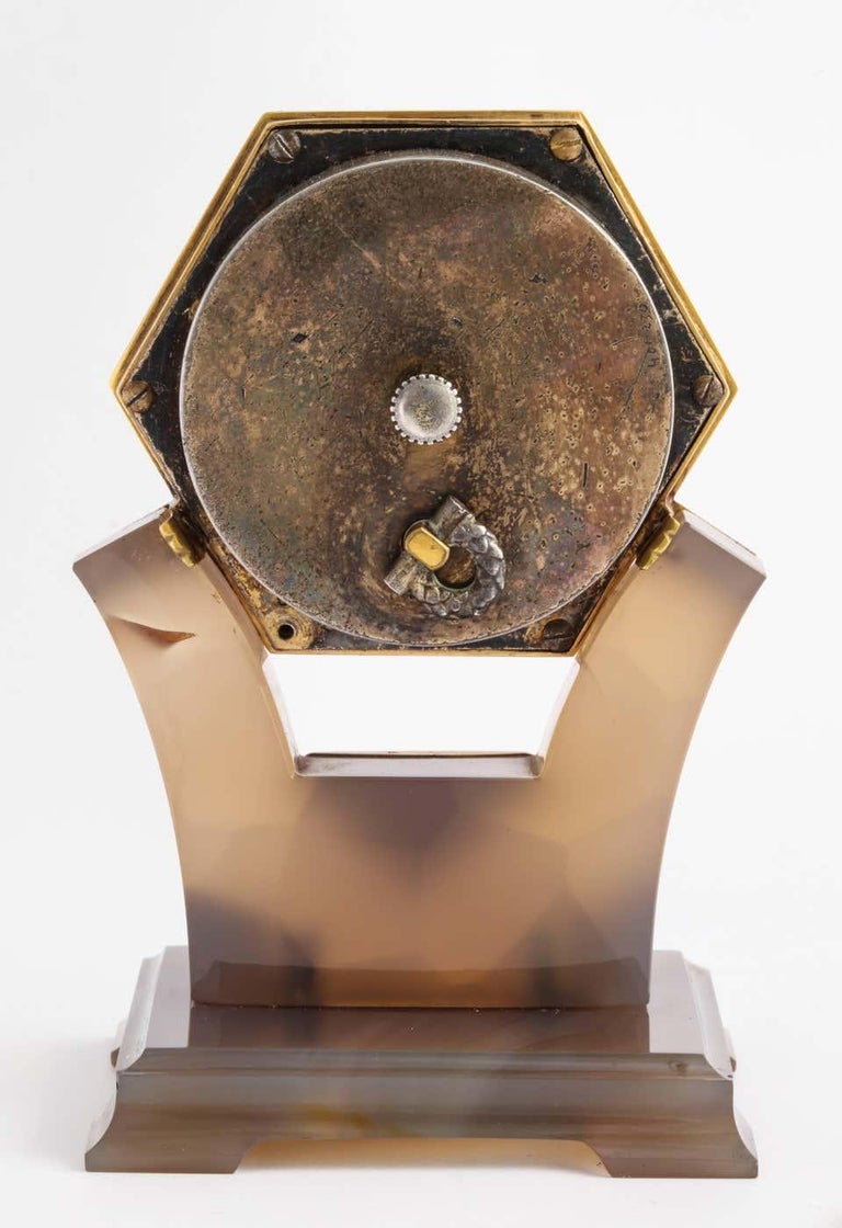 Tiffany and Co. Art Deco Carved Hardstone Blue and White Enamel Diamond ...