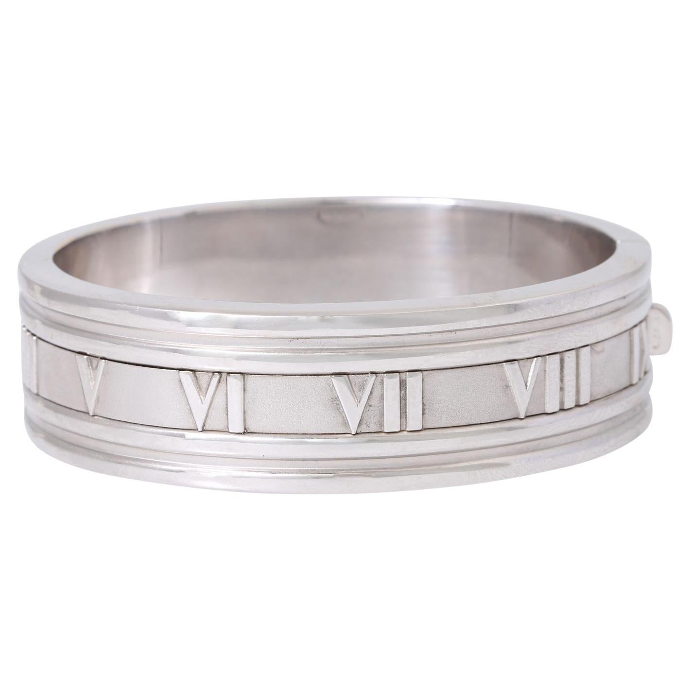 Tiffany and Co. Yellow Gold Wide Atlas Collection Bangle Bracelet at ...