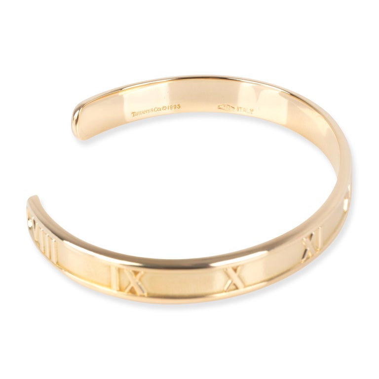 Tiffany and Co. Atlas Collection Cuff in 18K Yellow Gold For Sale at ...