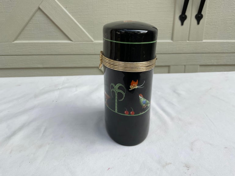 Tiffany and Co. Black Shoulder Porcelain by Le Tallec For Sale at 1stDibs