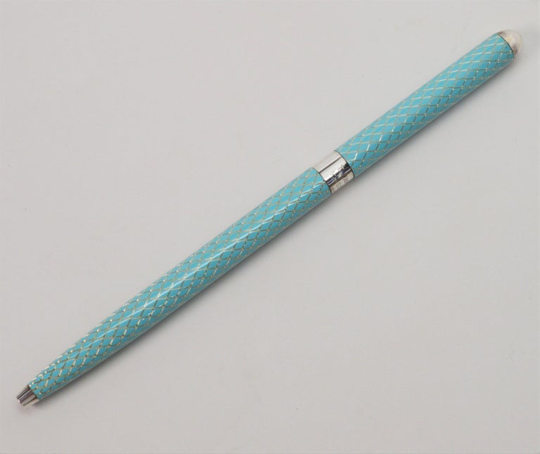 Tiffany and Co. Blue Diamond Structure Ball Point Pen at 1stDibs ...