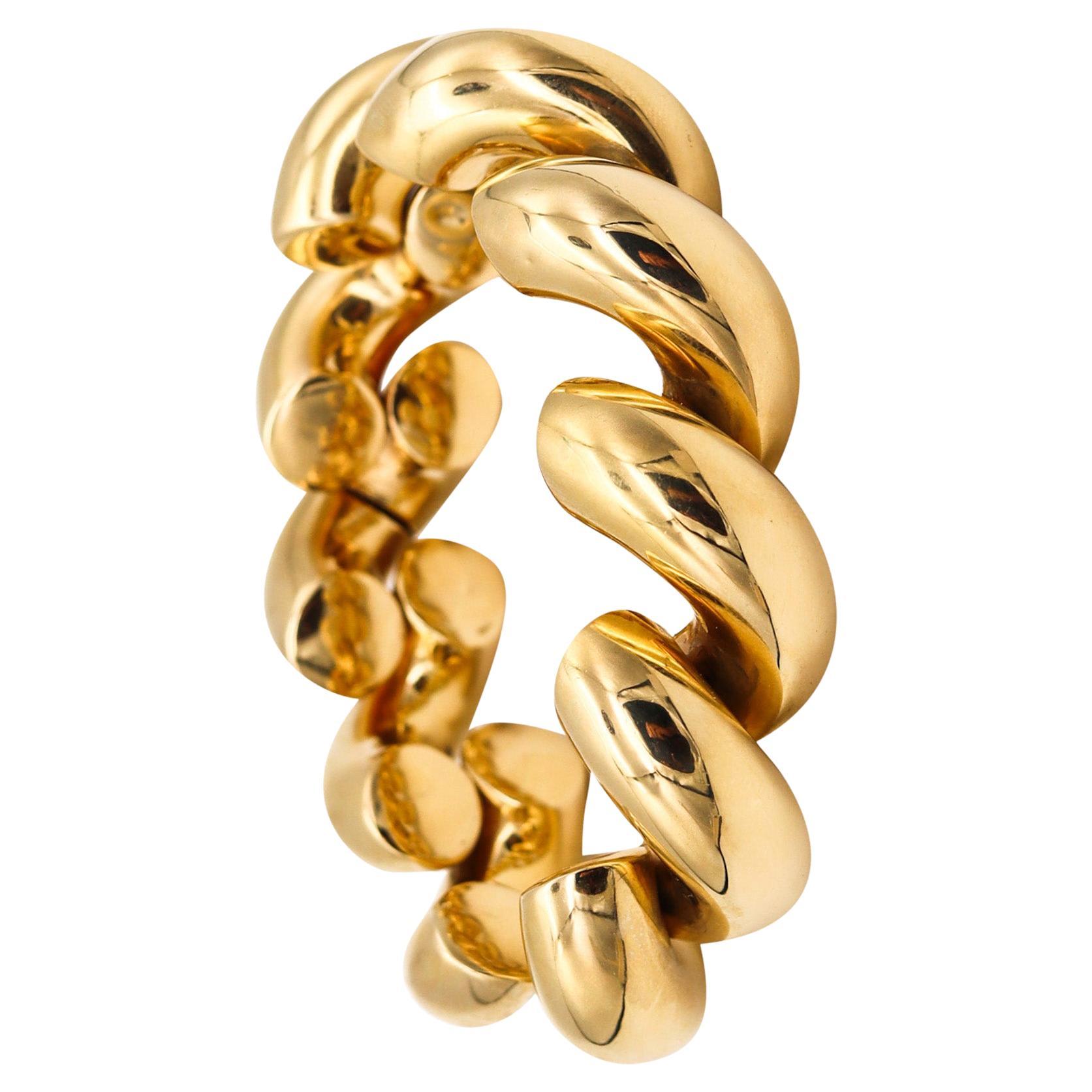 14 Karat Yellow Gold San Marco Unisex Bracelet For Sale at 1stDibs ...