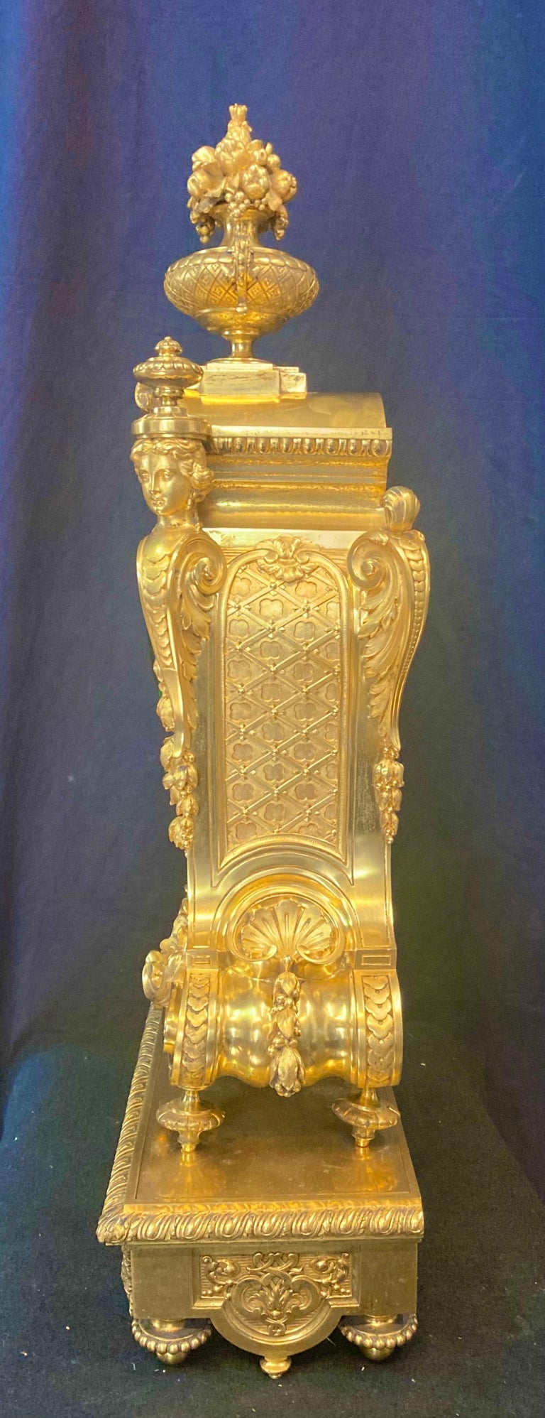 Tiffany and Co. Bronze Clock For Sale at 1stDibs