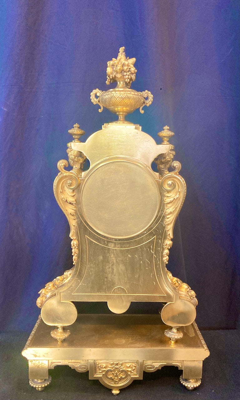 Tiffany and Co. Bronze Clock For Sale at 1stDibs