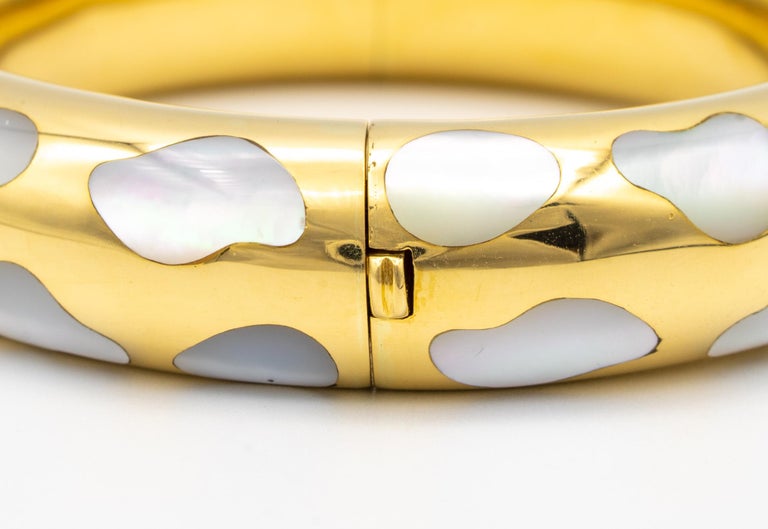 Tiffany and Co. by Angela Cummings Mother of Pearl Bombe Bangle ...