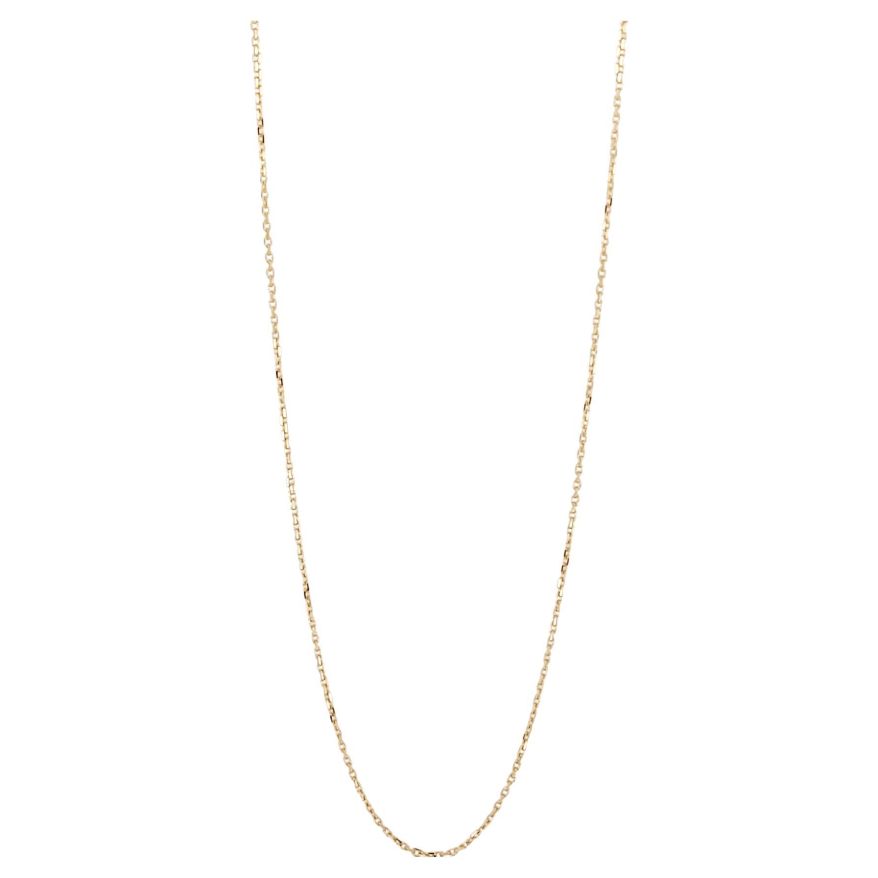 Tiffany& Co Chain in 18K Yellow Gold 18'' Long For Sale at 1stDibs