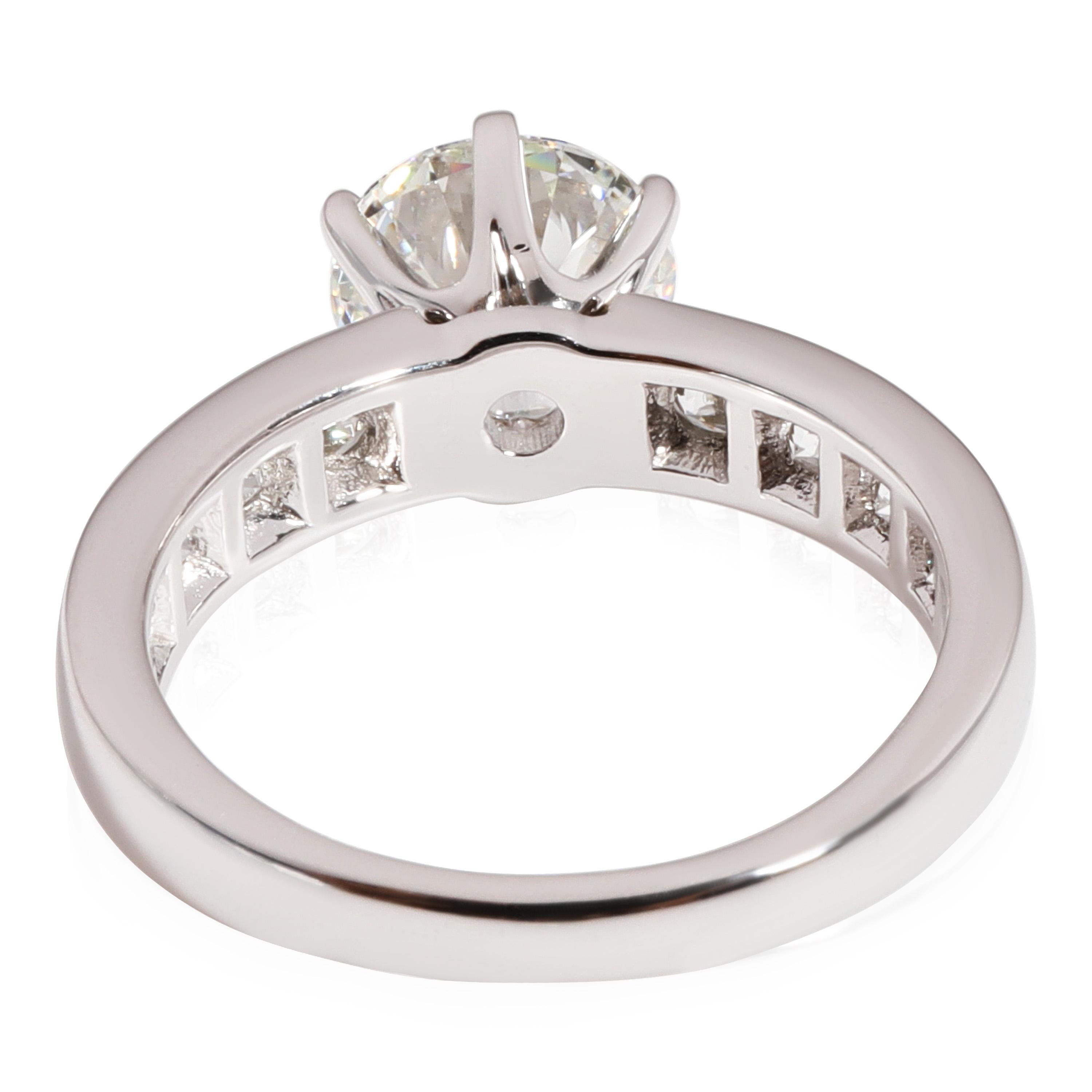 Tiffany and Co. Channel Diamond Engagement Ring in Platinum 2.72 Ctw ...