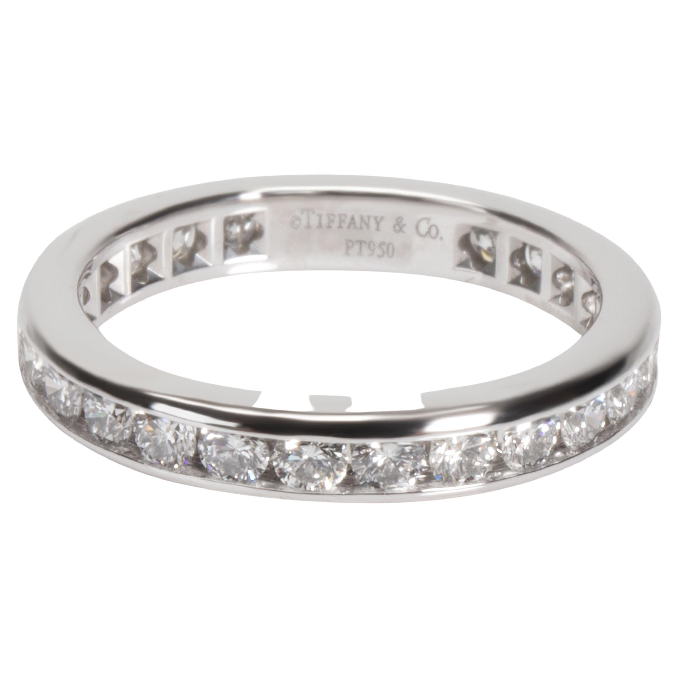 Tiffany and Co. Channel Set Diamond Wedding Band in Platinum 0.33 CTW For Sale at 1stDibs