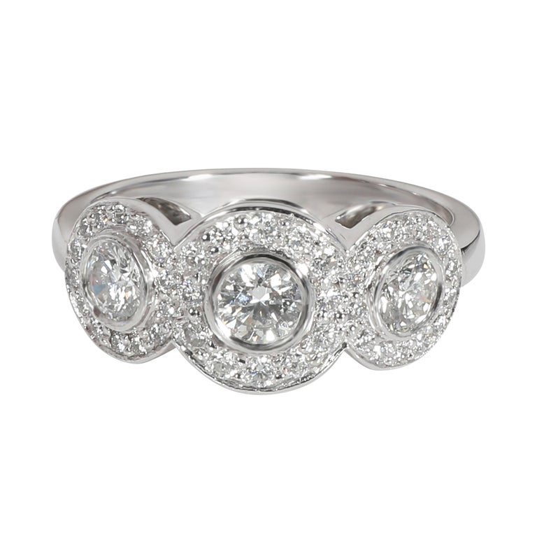 Tiffany and Co. Circlet Diamond Ring in Platinum 0.65 CTW For Sale at ...