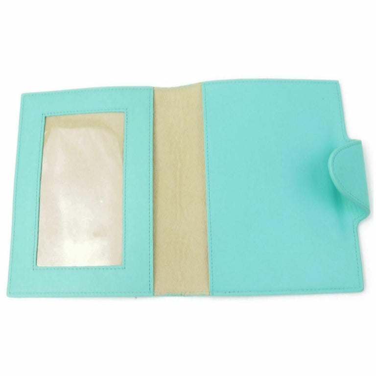 Tiffany and Co. Classic Blue Agenda Diary Cover 861197 at 1stDibs