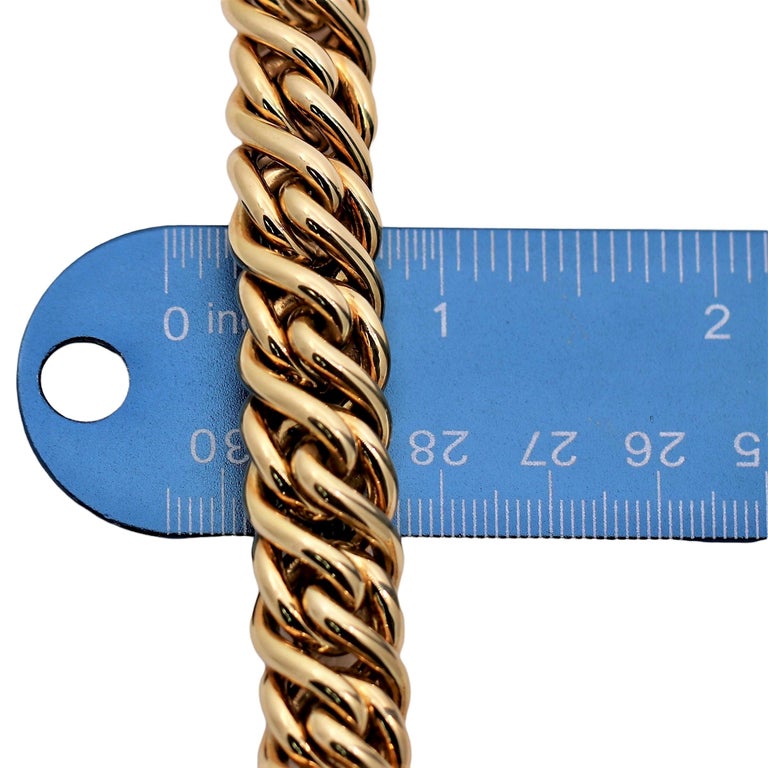 Tiffany and Co. Classic Italian Braided 18K Yellow Gold Necklace For ...