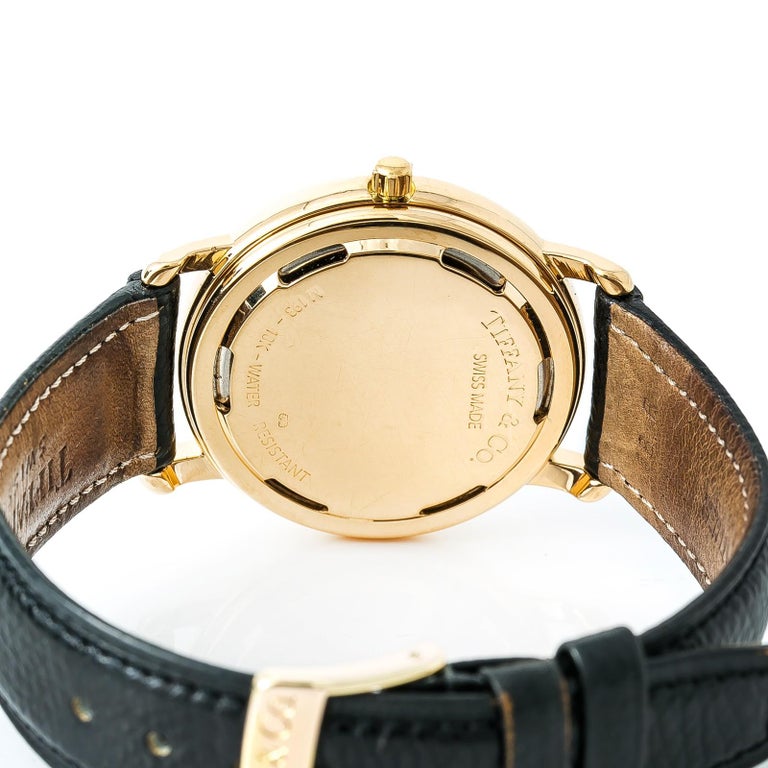 Tiffany and Co. Classic M193 With 7.5 mm Band, Yellow-Gold Bezel and ...