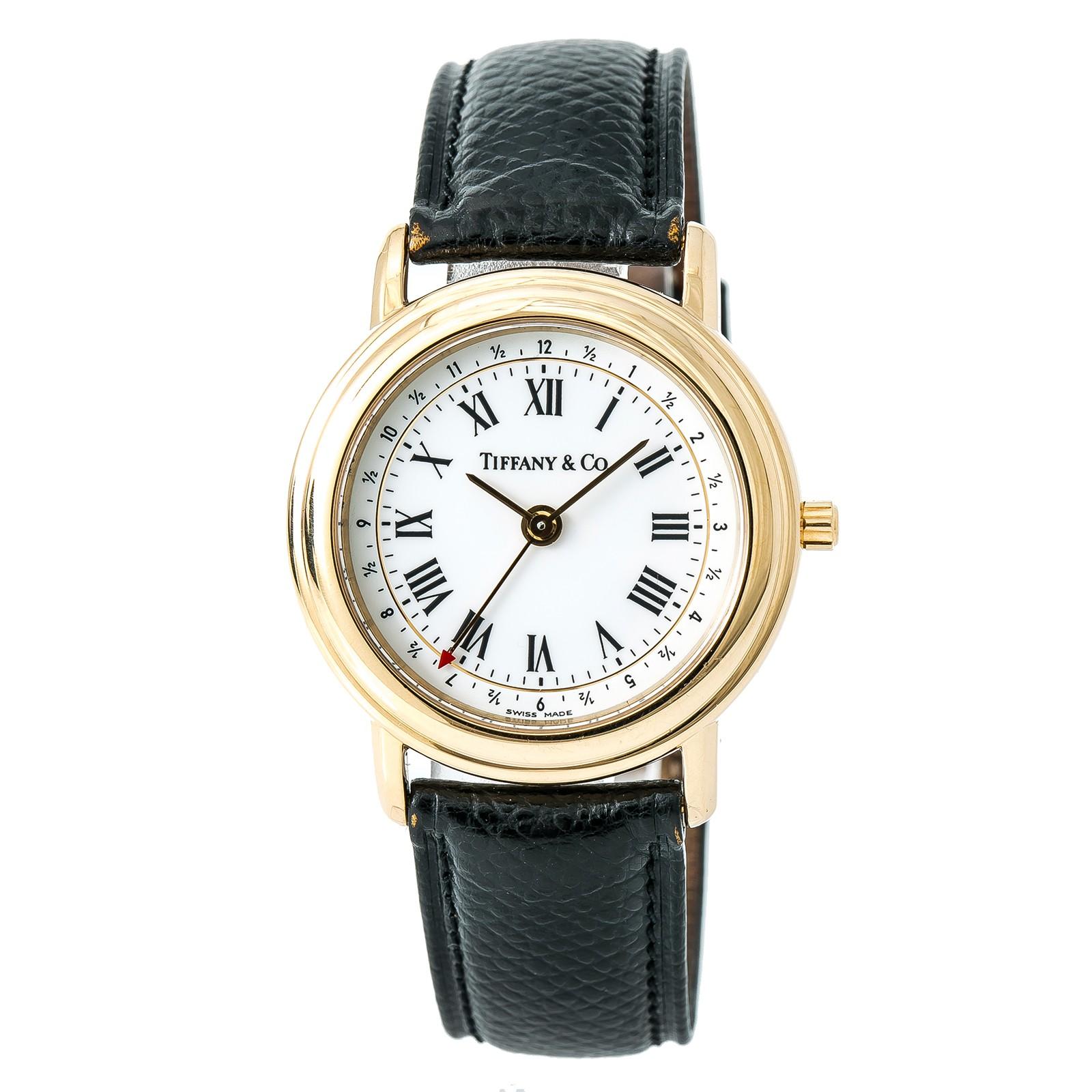 Tiffany and Co. Classic M193 With 7.5 mm Band, Yellow-Gold Bezel and ...