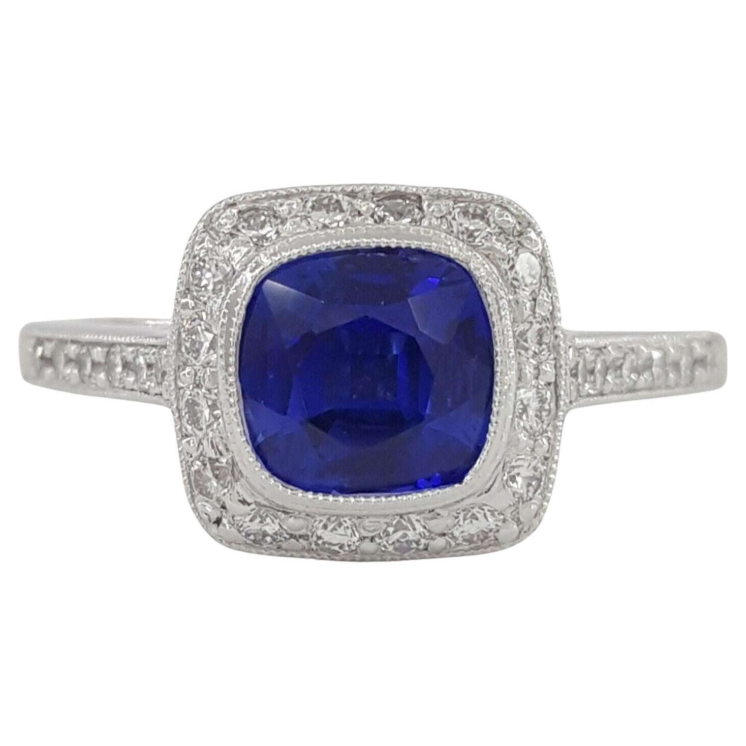 Tiffany Cushion Cut Diamond Ring - 73 For Sale on 1stDibs | tiffany ...