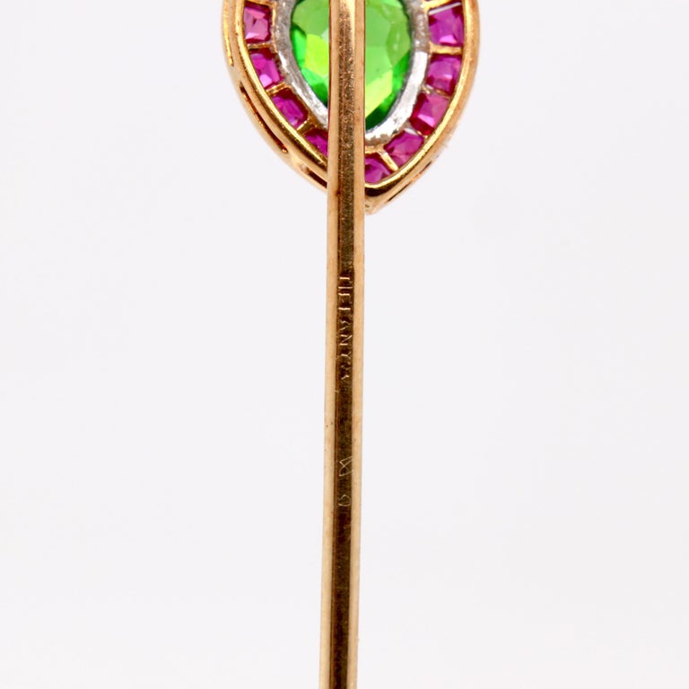 Tiffany and Co. Demantoid Ruby Stick Pin at 1stDibs | tiffany and co ...