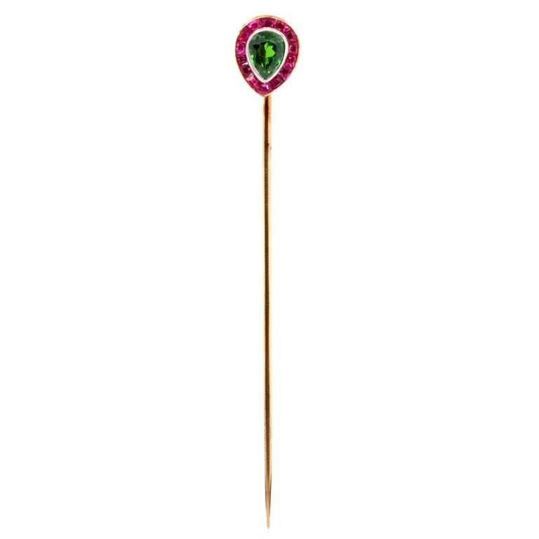 Tiffany and Co. Demantoid Ruby Stick Pin at 1stDibs | tiffany and co ...